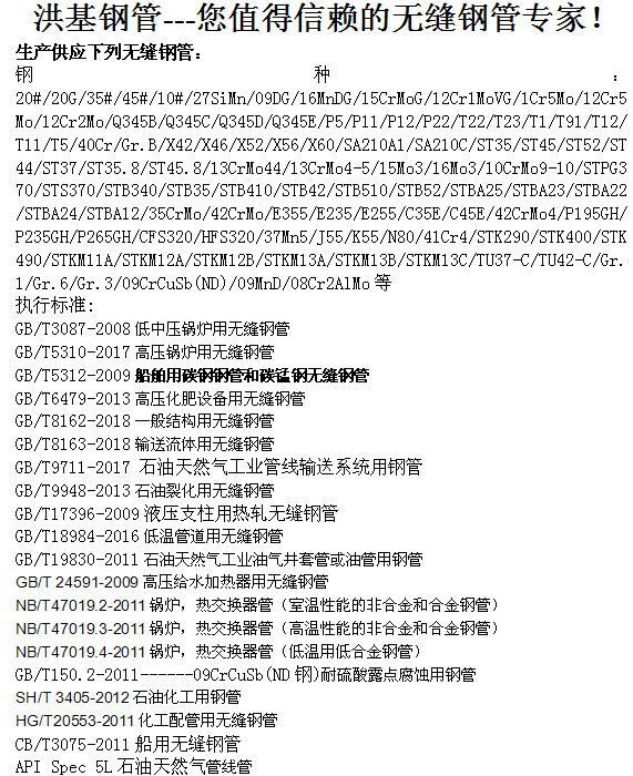 GB/T6479-2013高压化肥设备用无缝钢管_建筑五金厂家报价-SMM商机